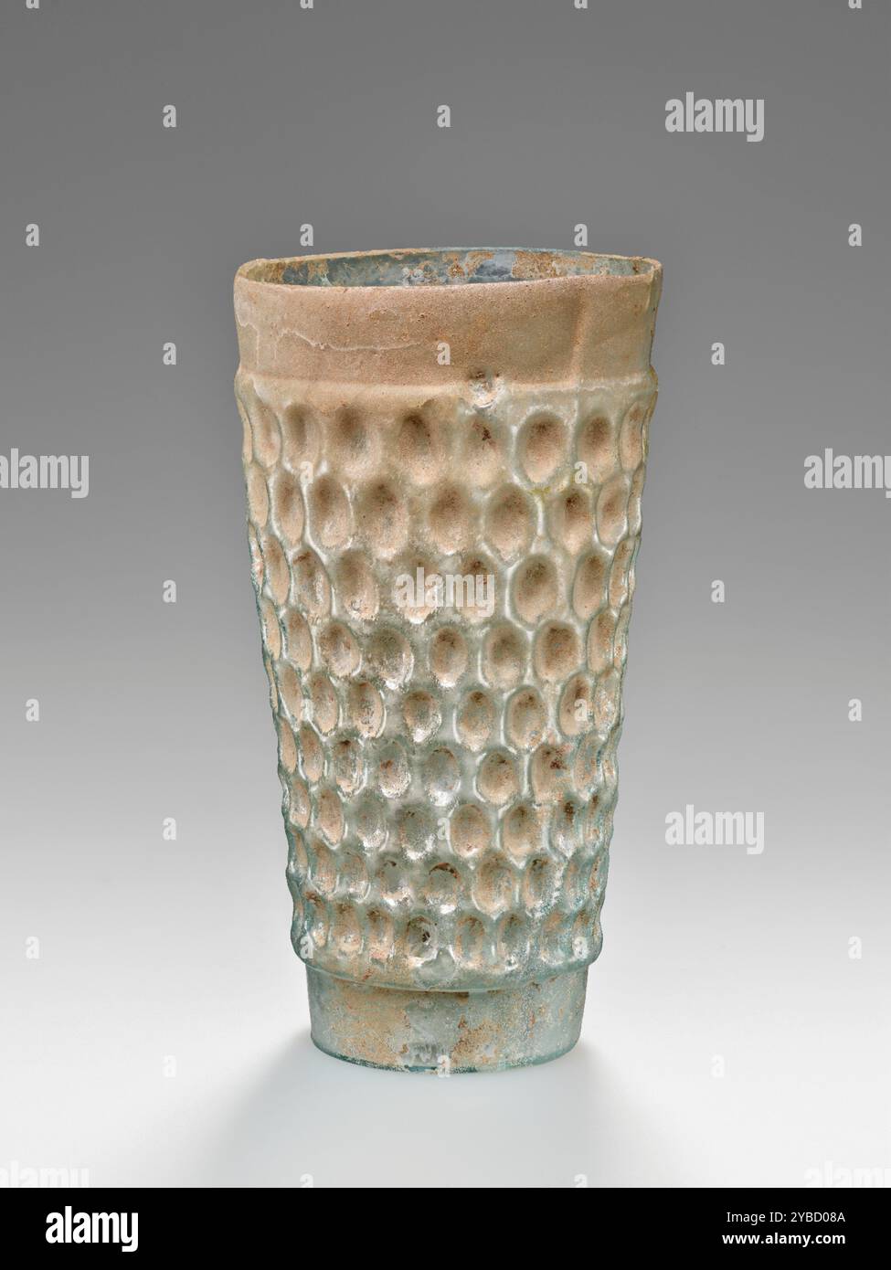 Beaker, end of 1st century A.D. Additional Info: Beaker of pale bluish ...