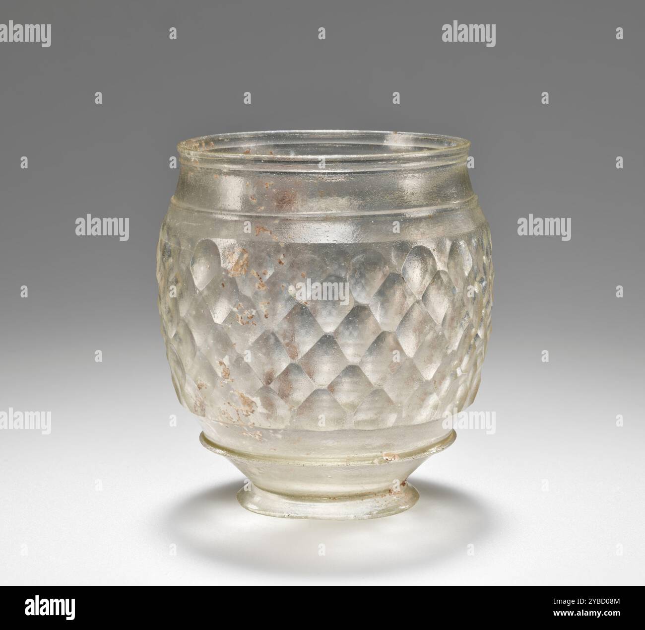 Facet-cut Beaker, A.D. 75-100. Additional Info: Six rows of vertical ...