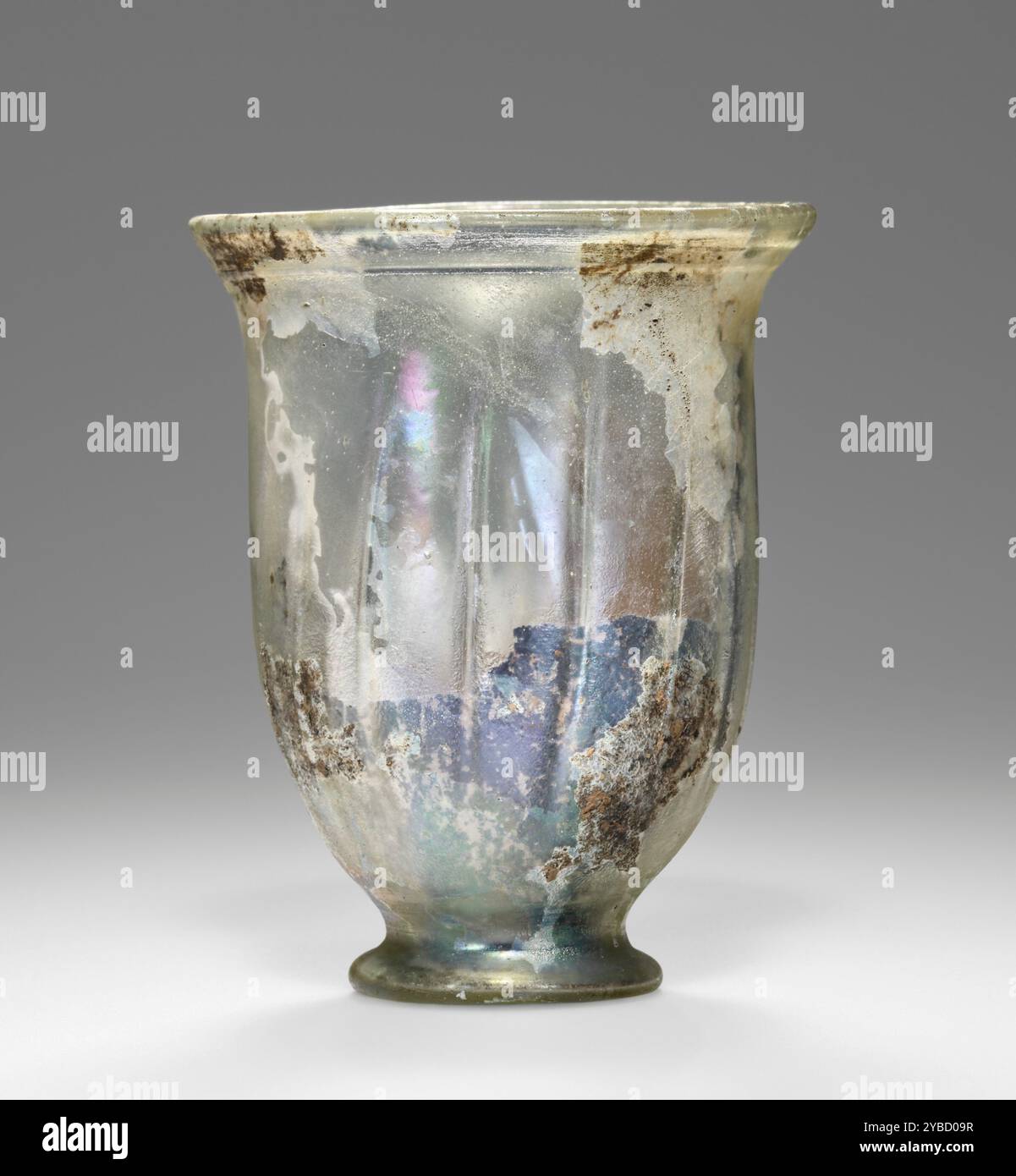 Beaker, 1st-2nd century A.D. Additional Info: A free-blown beaker of ...