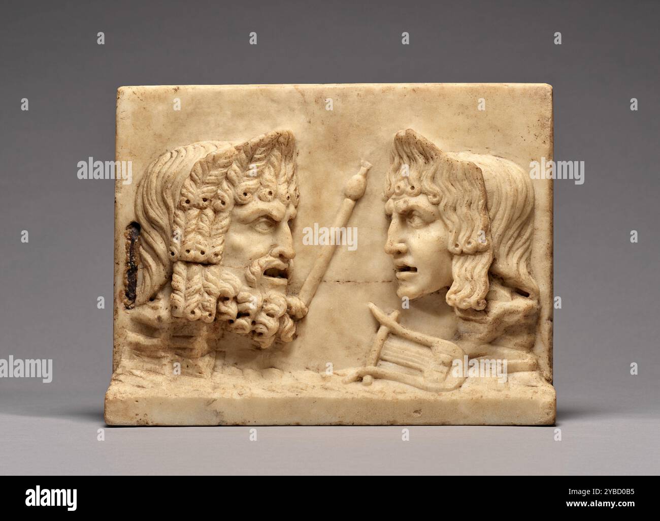 Double-Sided Relief with Theater Masks, 1st century A.D. Additional ...