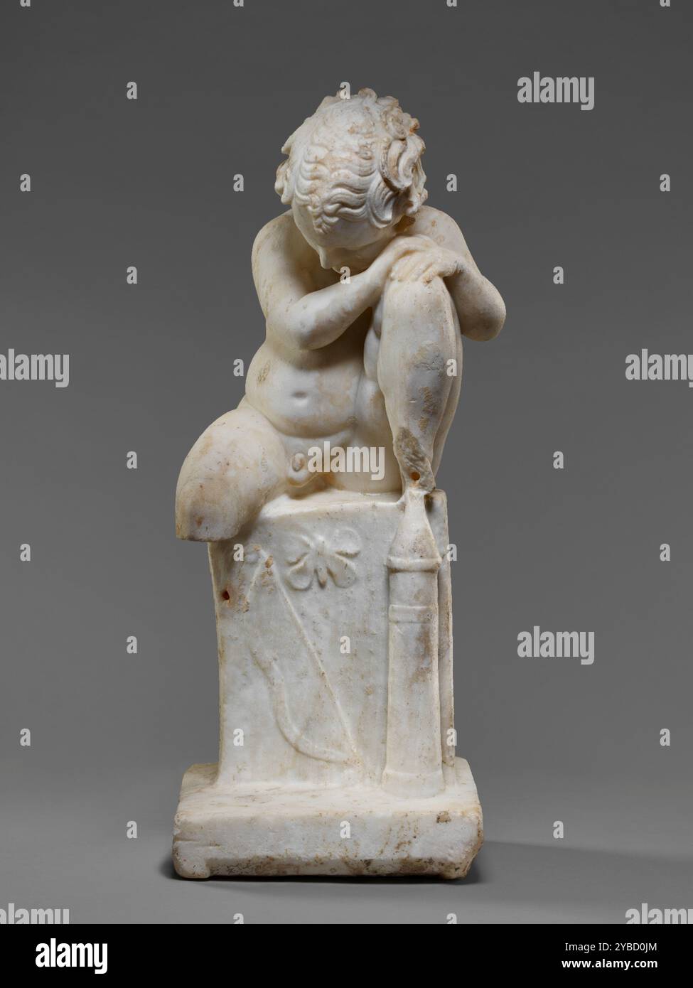 Statue of a Seated Cupid, first half of 2nd century A.D Stock Photo - Alamy