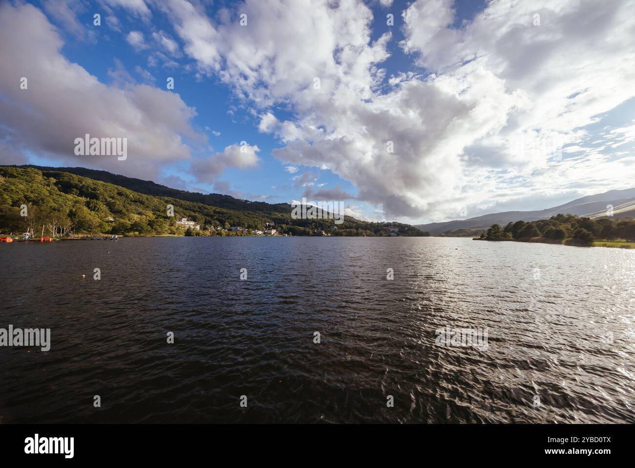 Shirakaba Lake Township in Japan Stock Photo - Alamy