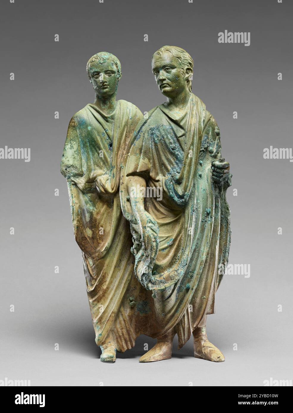 Relief Fragment of Two Men, A.D. 50-75. Additional Info: Two men ...