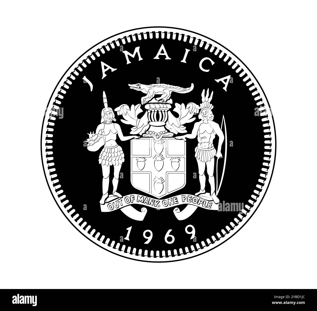 Jamaica coat of arms hi-res stock photography and images - Alamy