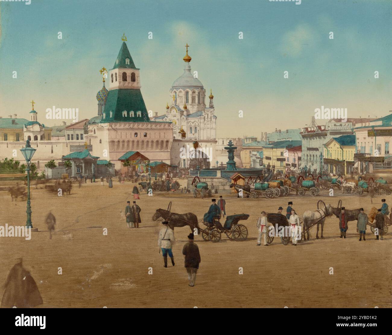 People and carts 1880 hi-res stock photography and images - Alamy