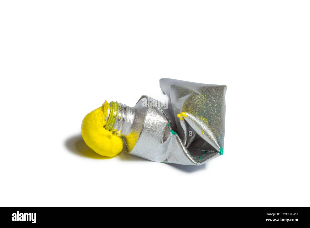 paint in tubes isolated on white Stock Photo - Alamy