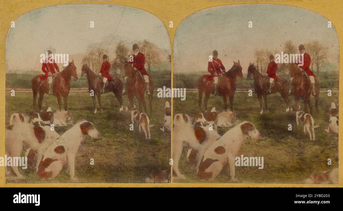 The fox hunt 19th century photo hi-res stock photography and images - Alamy
