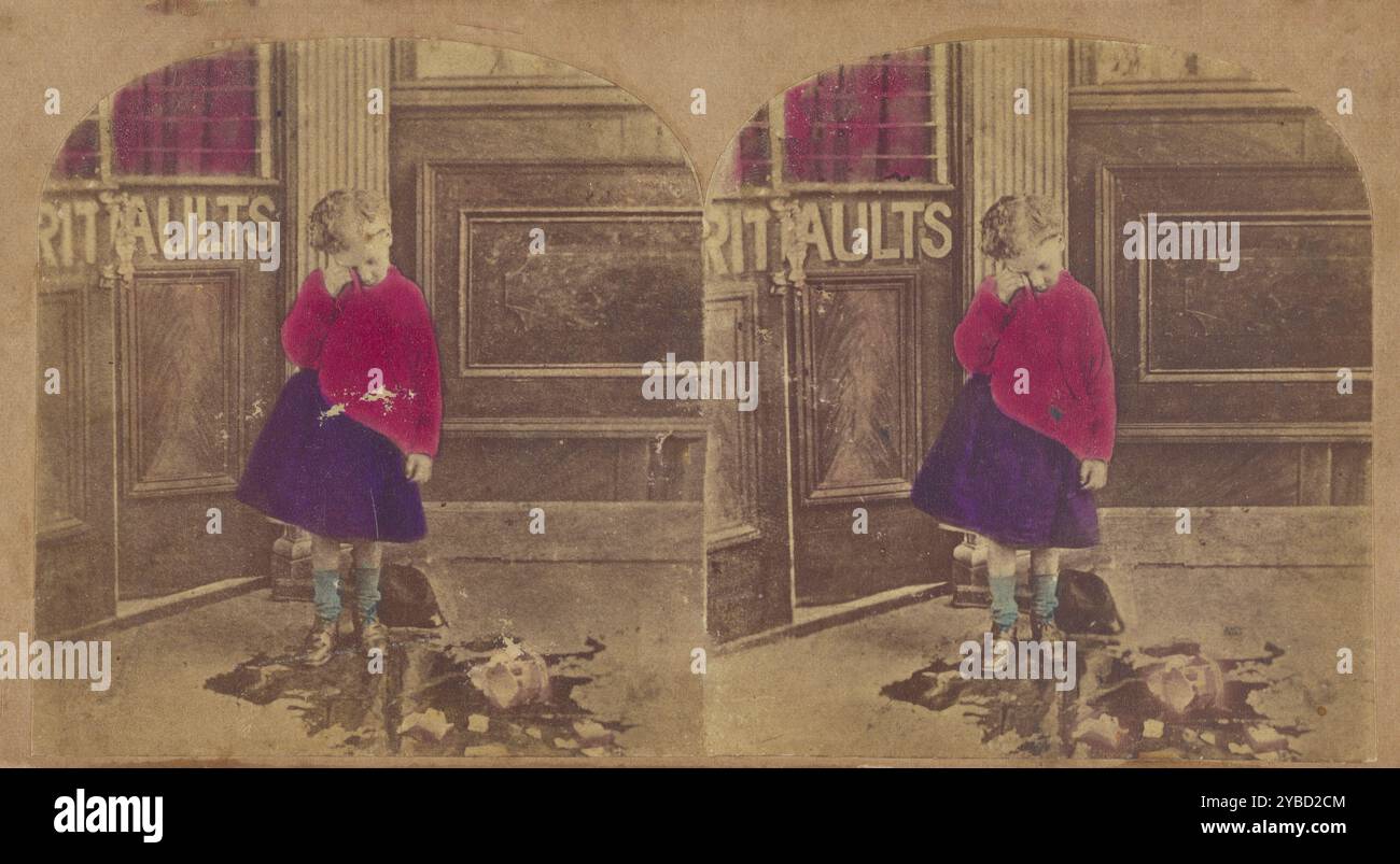 The Broken Jug., about 1860 Stock Photo - Alamy