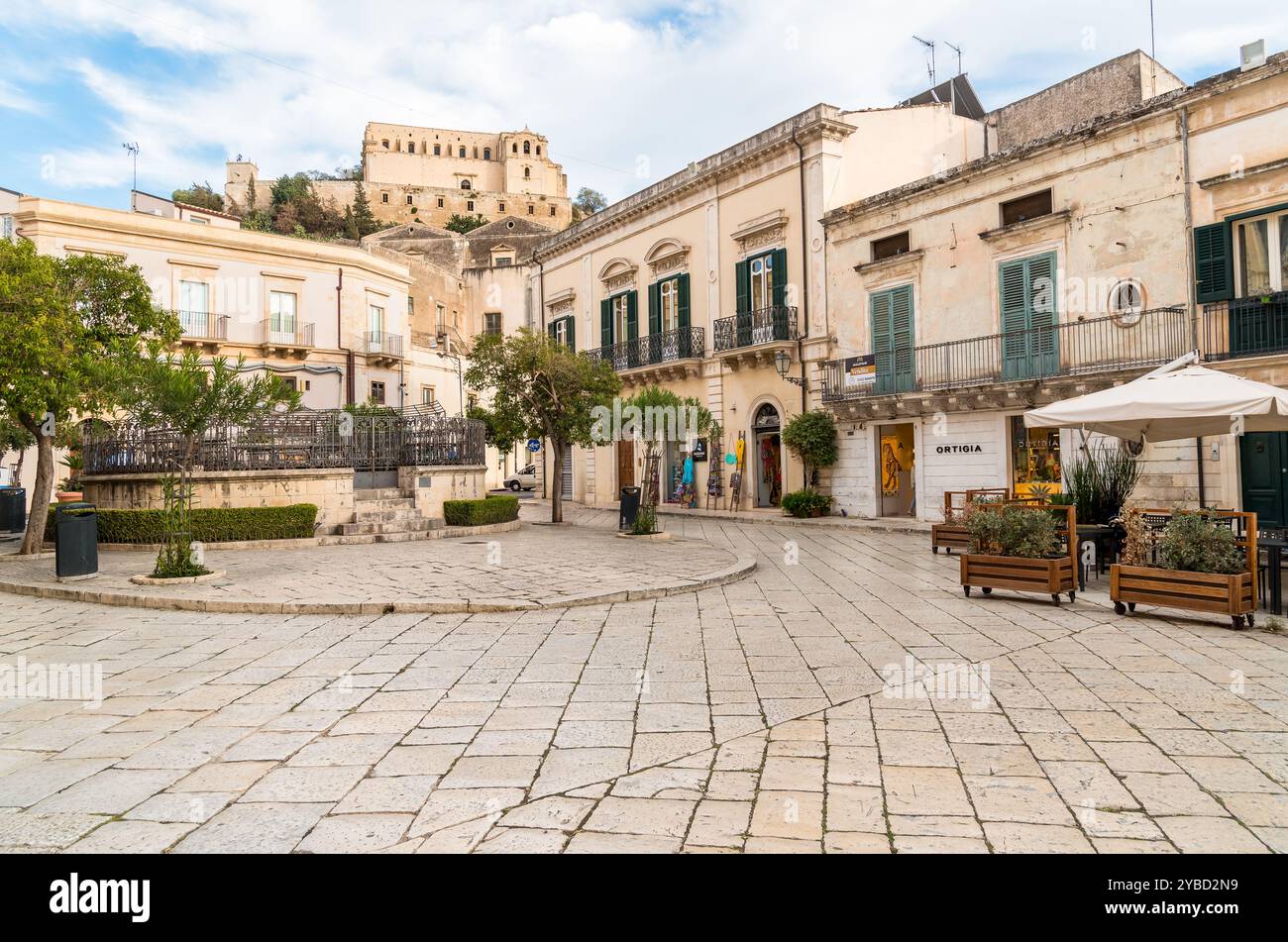 Scicli, Sicily, Italy - October 4, 2024: Historic center of Scicli ...