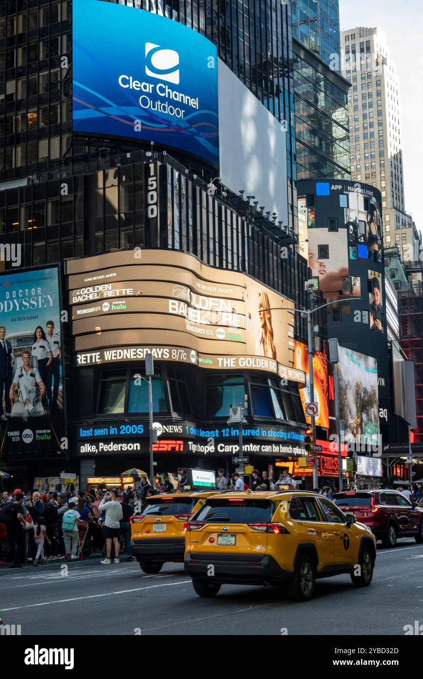 Wrap Around Moving Billboard at ABC TV Network News Studios in Times ...