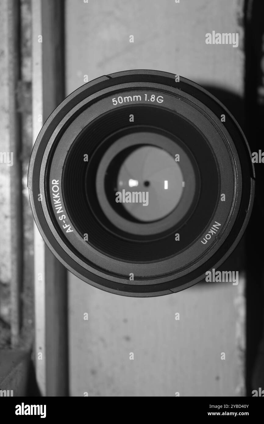 Nikon Lens close-up shot HD Stock Photo - Alamy