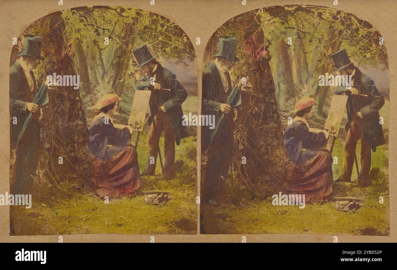 Very pretty indeed., about 1857 Stock Photo - Alamy