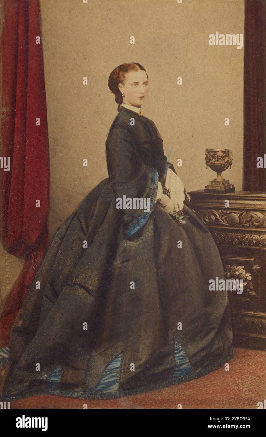 H.R.H. The Princess of Wales, 1862-1864. Carte-de-visite depicting the Princess of Wales ...