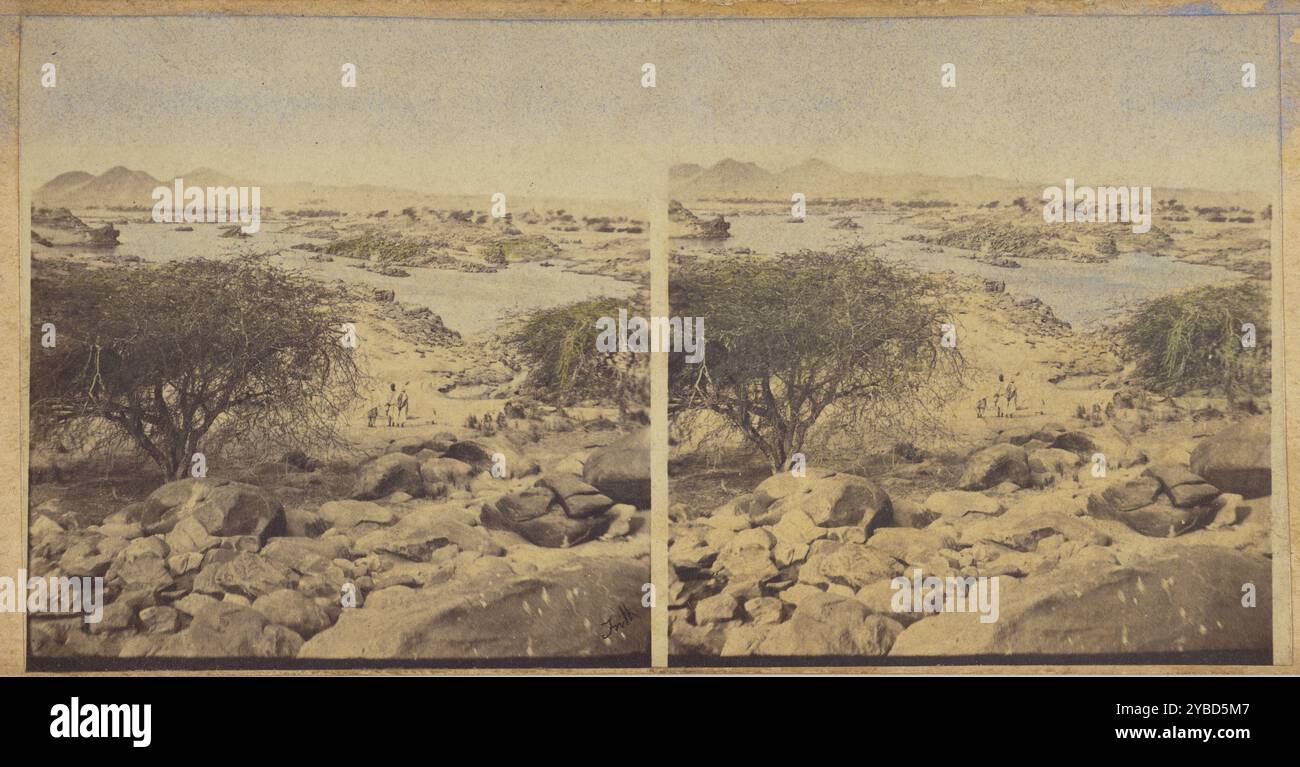 Oasis in desert, 1856-1857 Stock Photo - Alamy