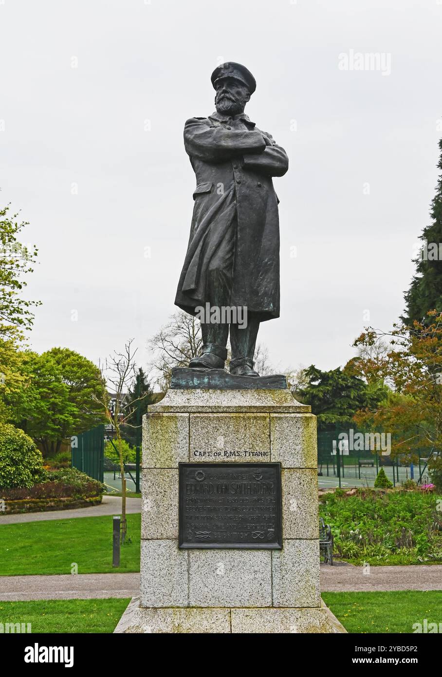 Statue of Commander Edward Smith, captain of RMS Titanic, by Kathleen ...