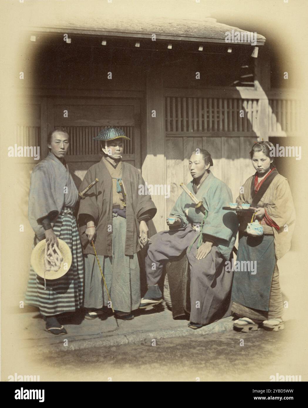 Felice beato japanese samurai hi-res stock photography and images - Alamy