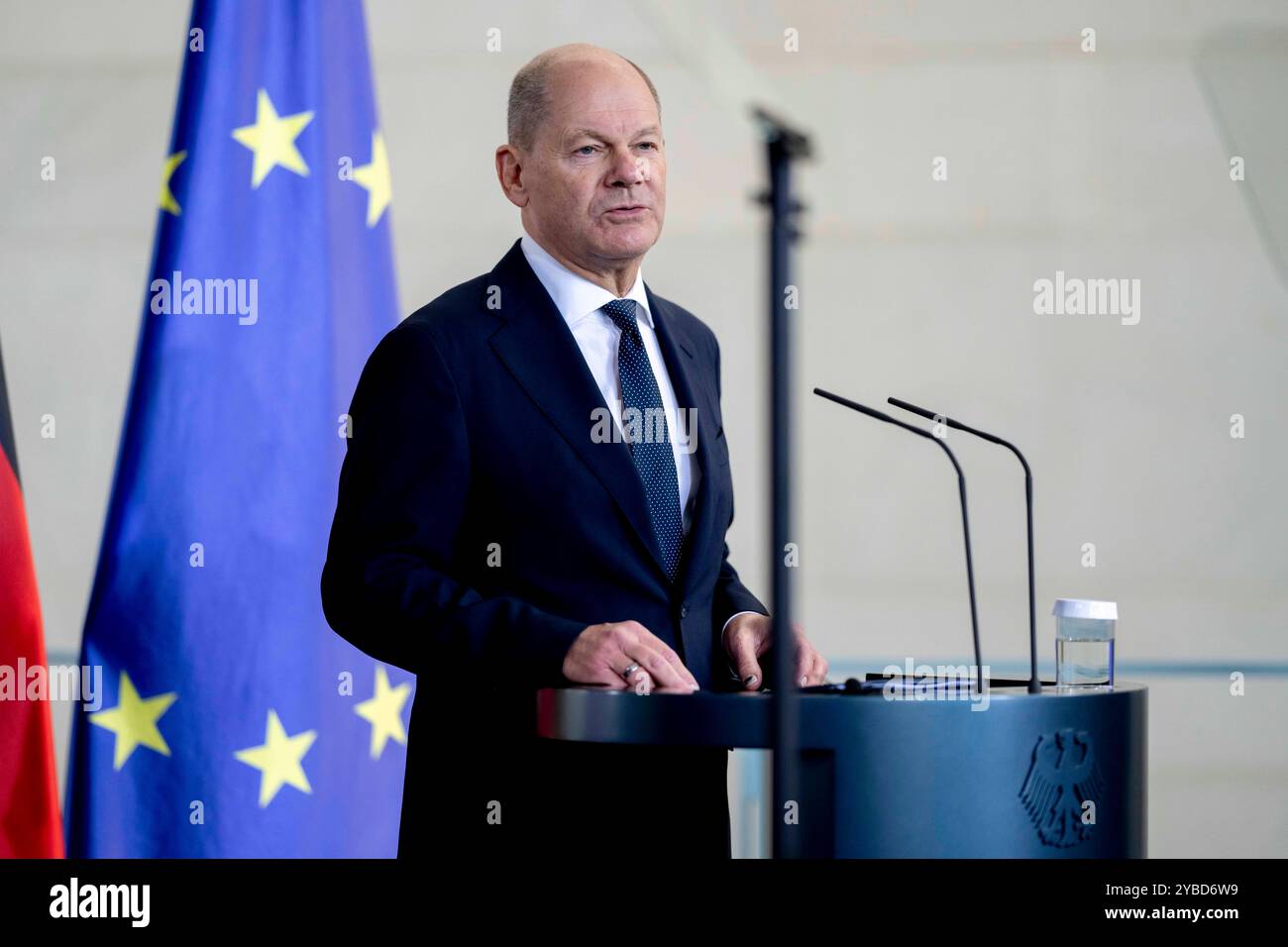 Press statements with the American President, JOE BIDEN and the German ...