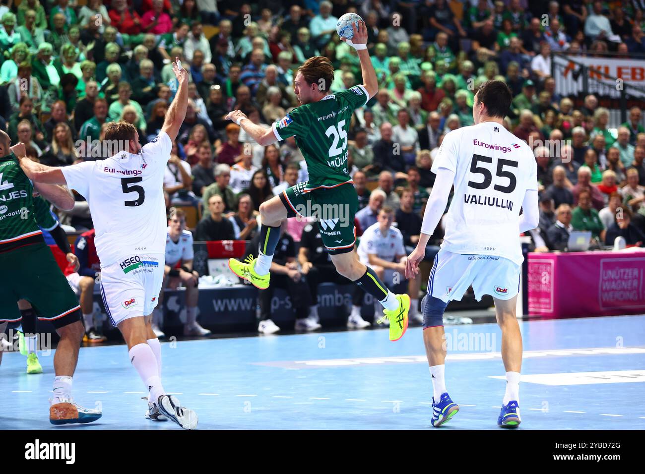 Justin Mueller (Wetzlar) HSG Wetzlar vs HSV Hamburg, Handball, 1 ...