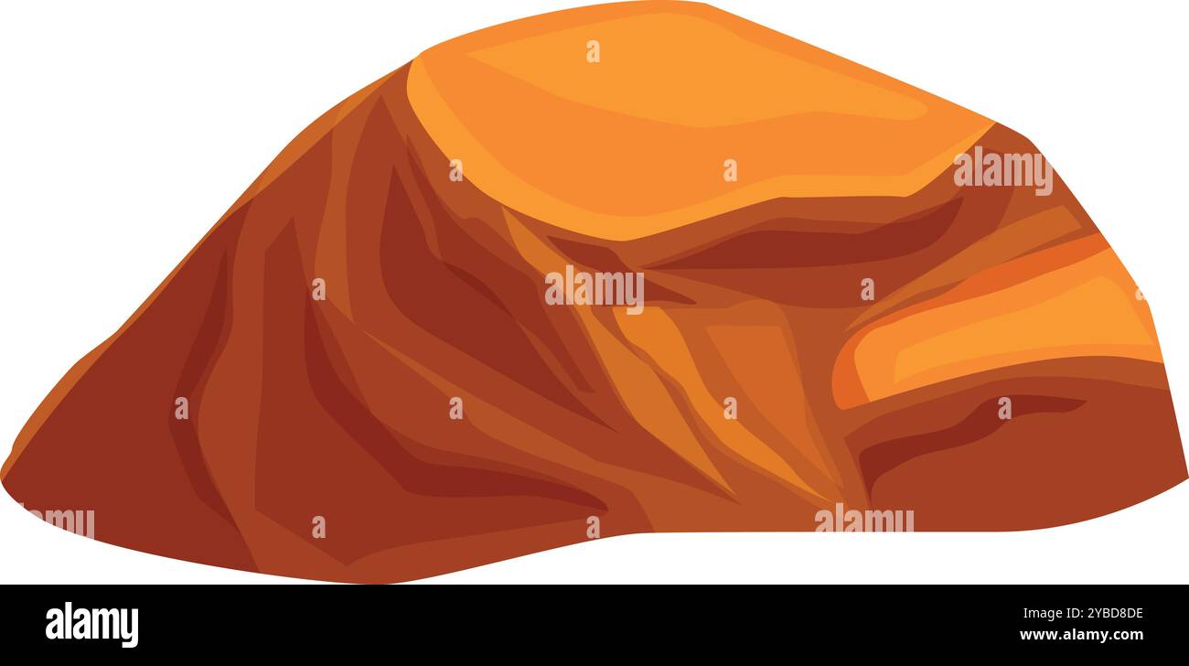 Stone formation top hill Stock Vector Images - Alamy