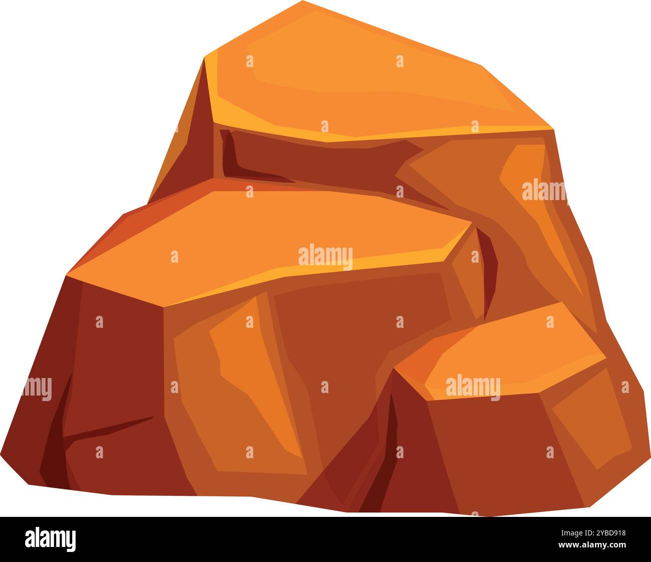 Big orange rock formation is creating a natural monument in this ...