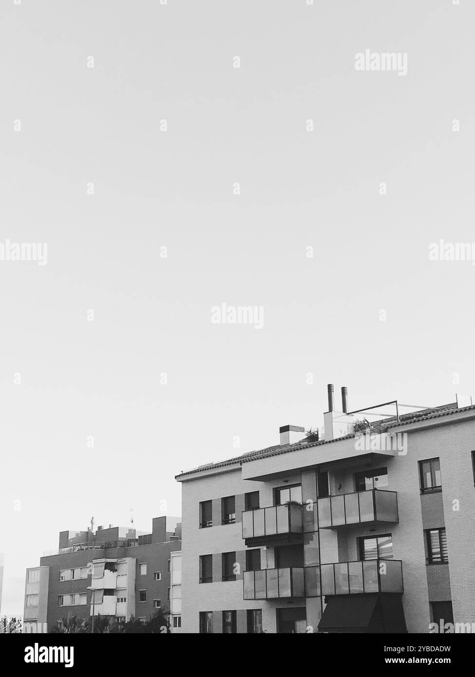 Clear residential area Black and White Stock Photos & Images - Alamy
