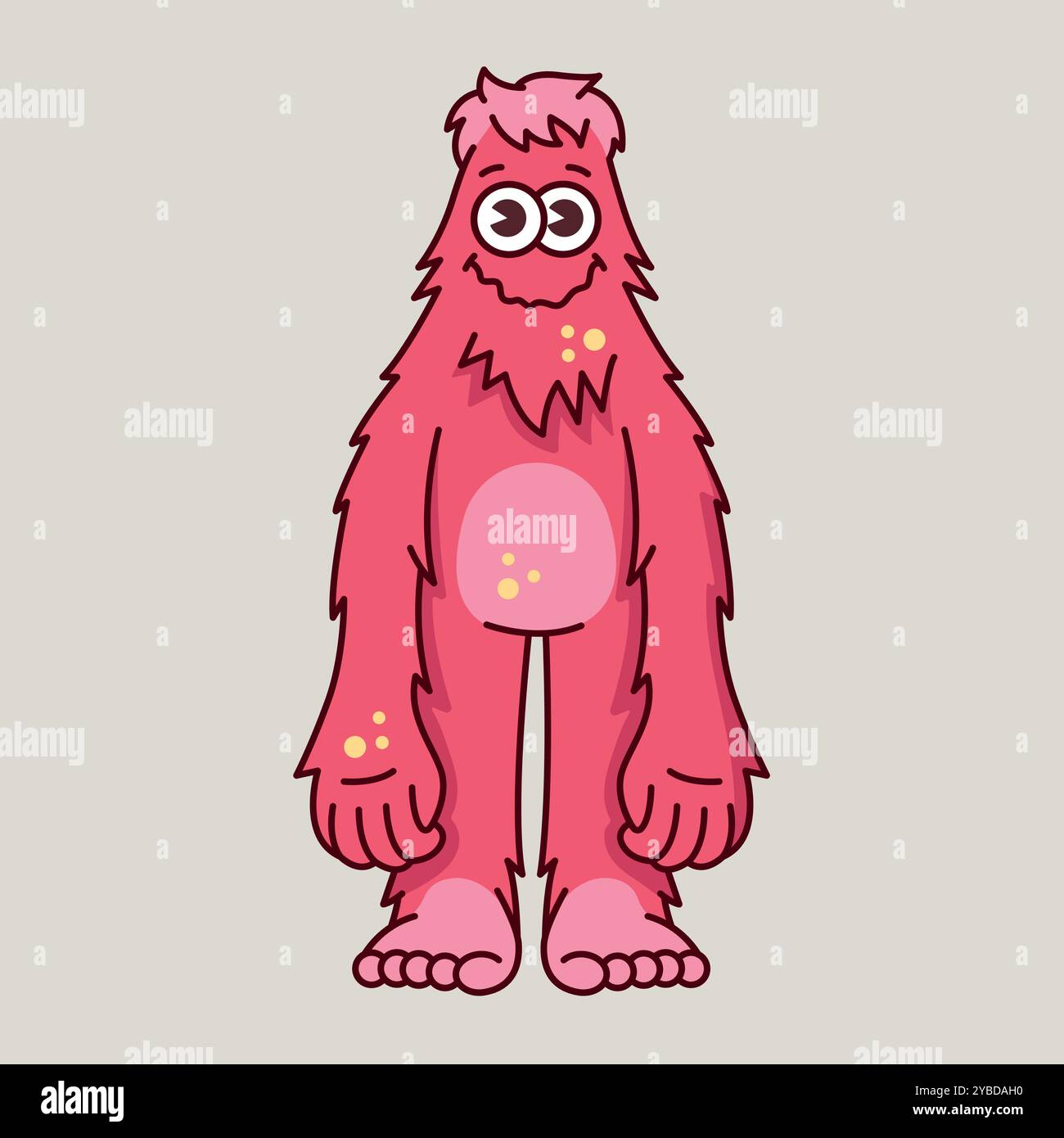 Cute fary tale character color line illustration. Pose and emotions of ...