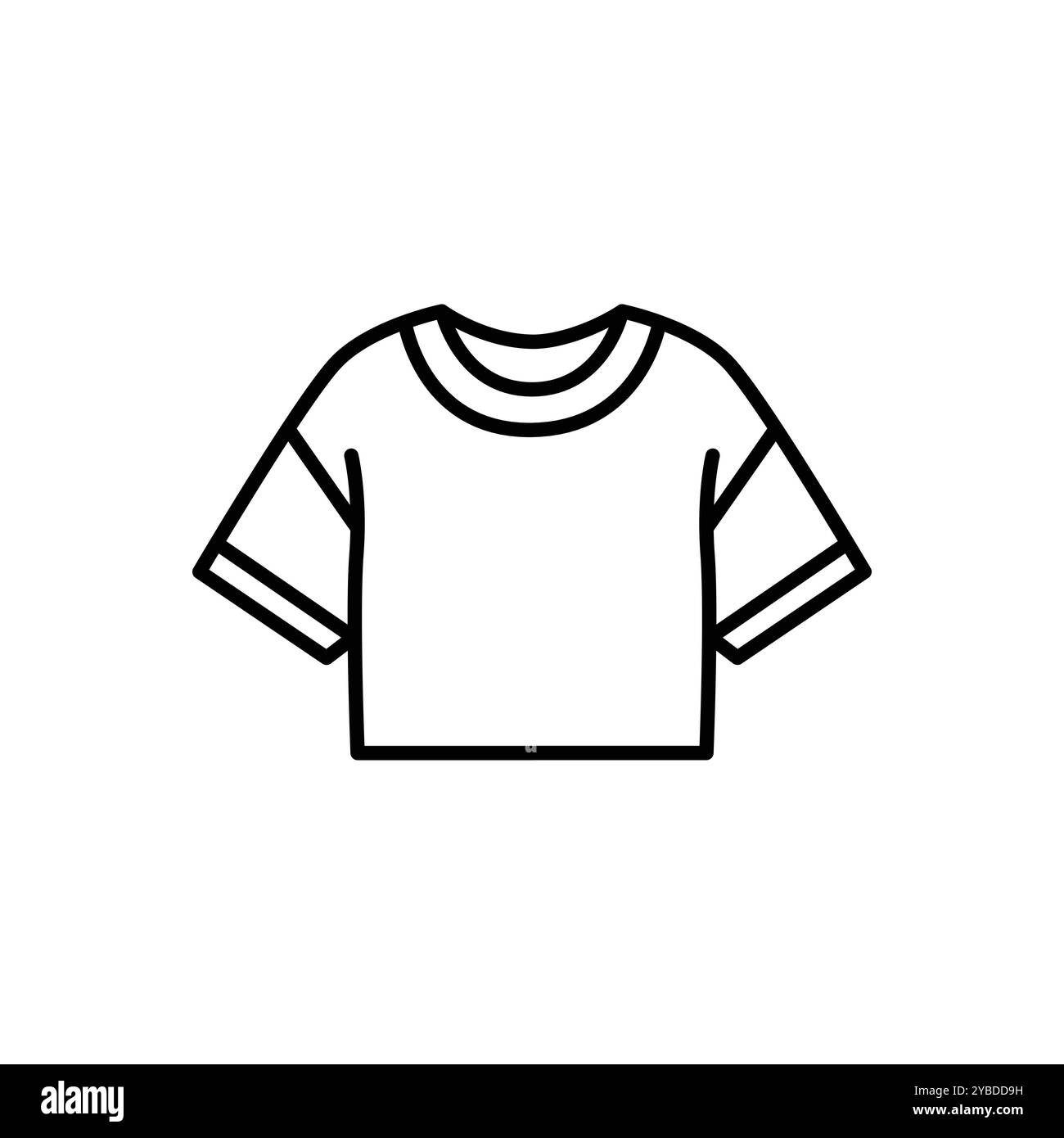 Crop top Stock Vector Images - Alamy