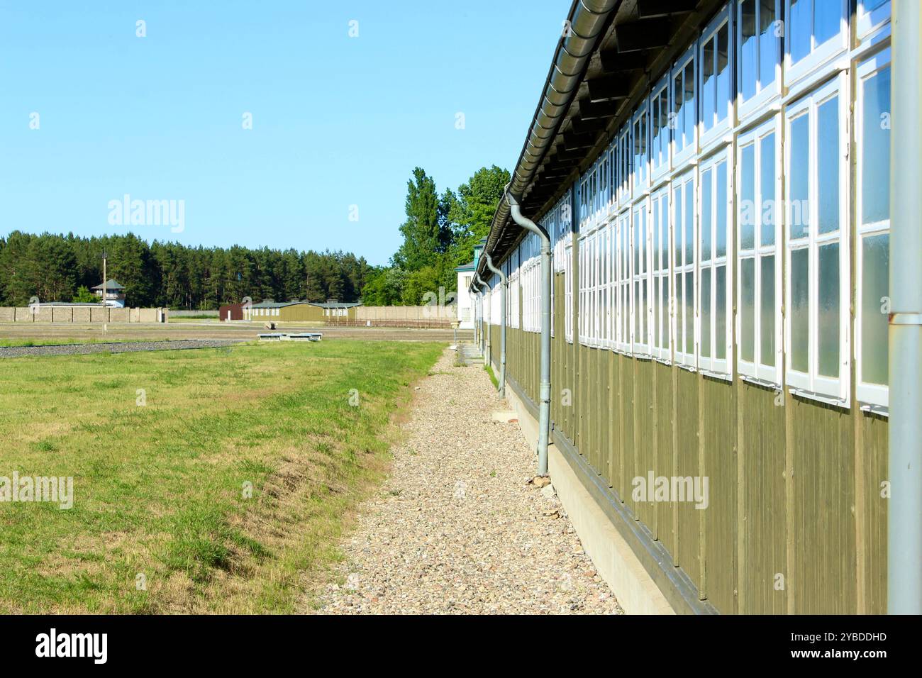 Oranienburg, Germany - July 1 2015: Exterior of Historic Barracks at ...