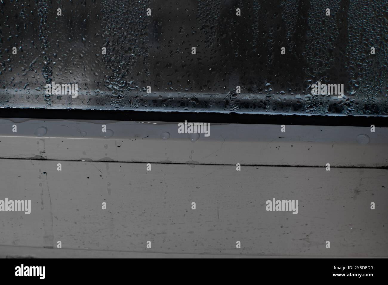 a wet window. high humidity in the air Stock Photo - Alamy