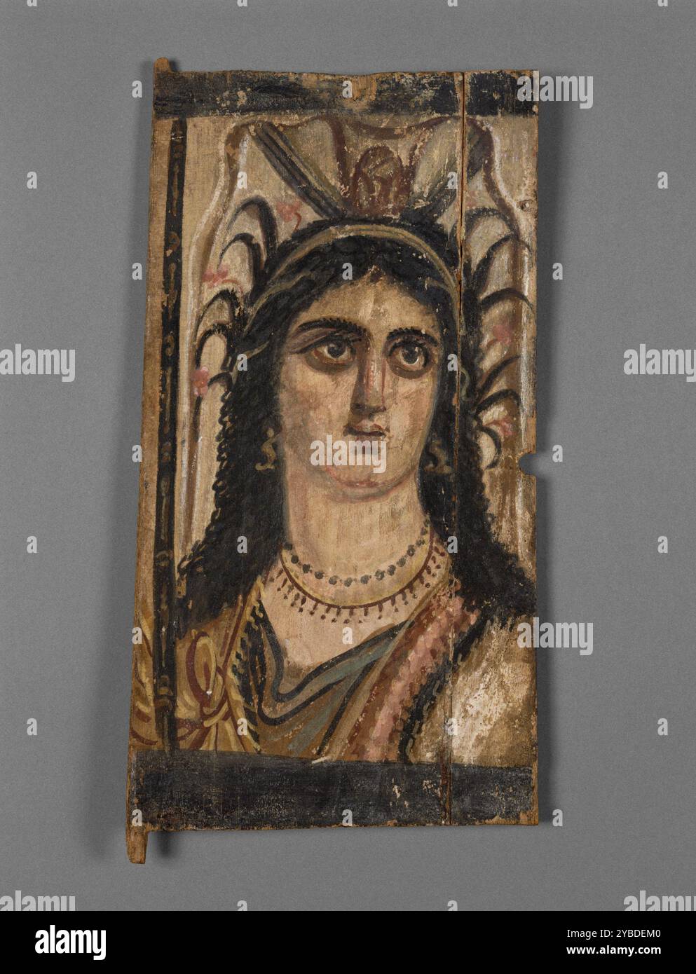 Panel with Painted Image of Isis, A.D. 100-200. Additional Info: Romano ...