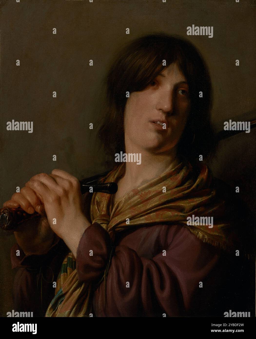 David with His Sword, 1636. Additional Info: In the classic biblical ...