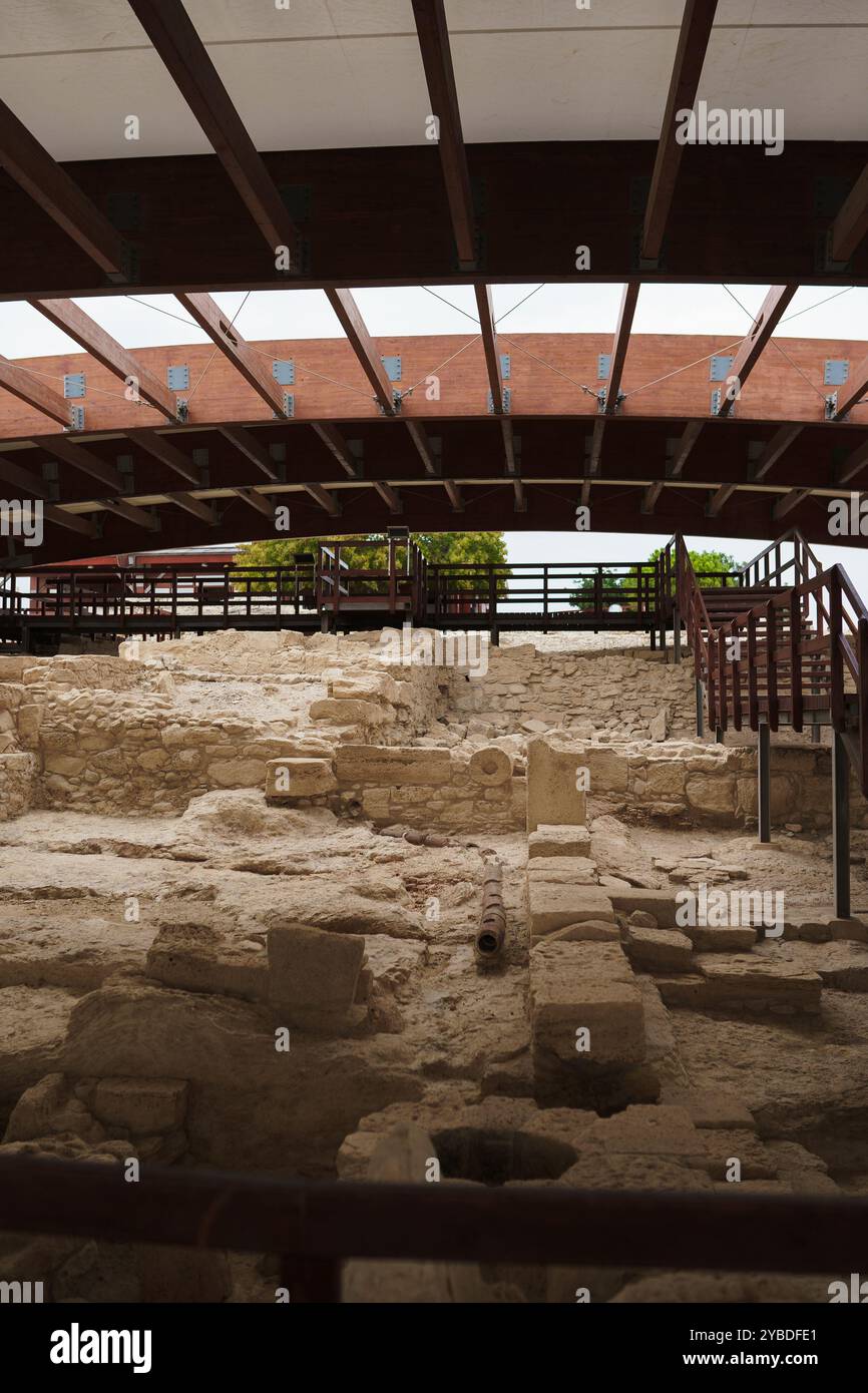 Cyprus. Paphos. Archaeological Open Air Museum. Tombs of the Kings ...