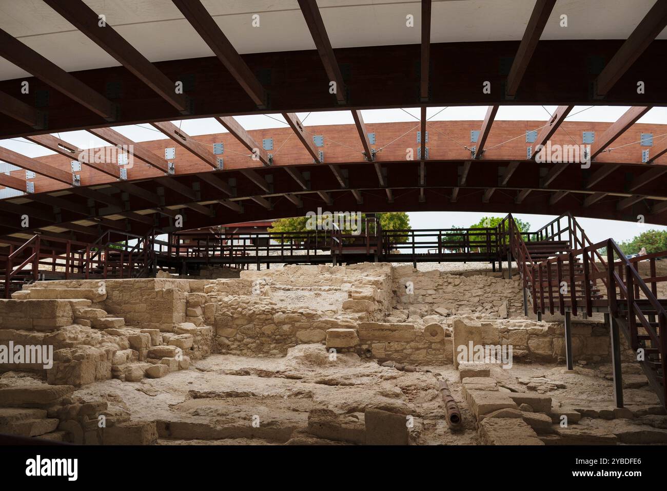 Cyprus. Paphos. Archaeological Open Air Museum. Tombs of the Kings ...
