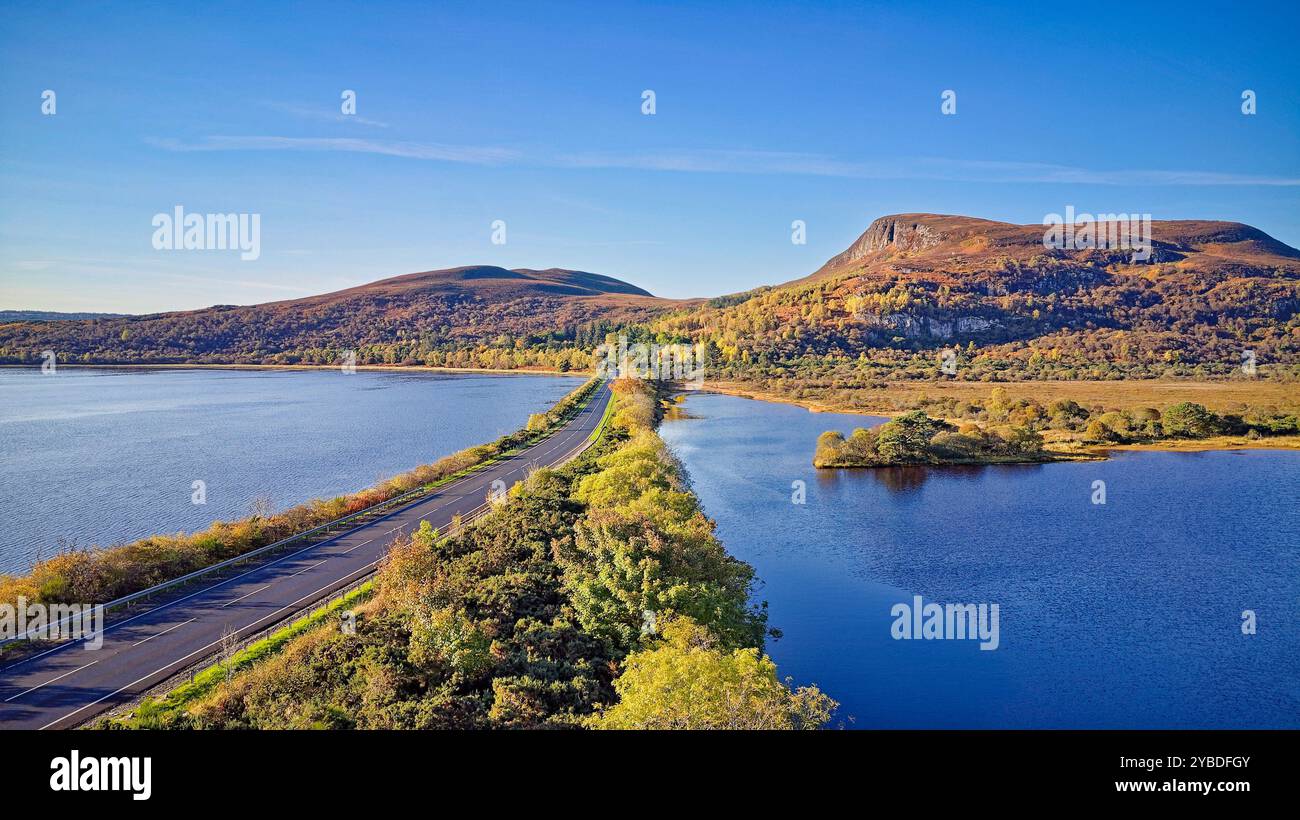 The Mound a 1,000 yard causeway built by Thomas Telford 1816 that ...