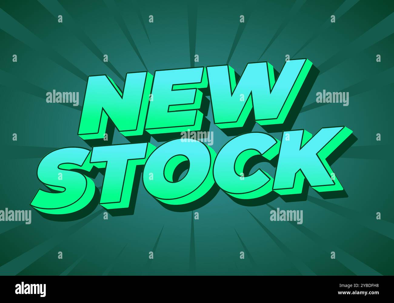 New stock. Text effect design in modern colors with 3D style Stock ...