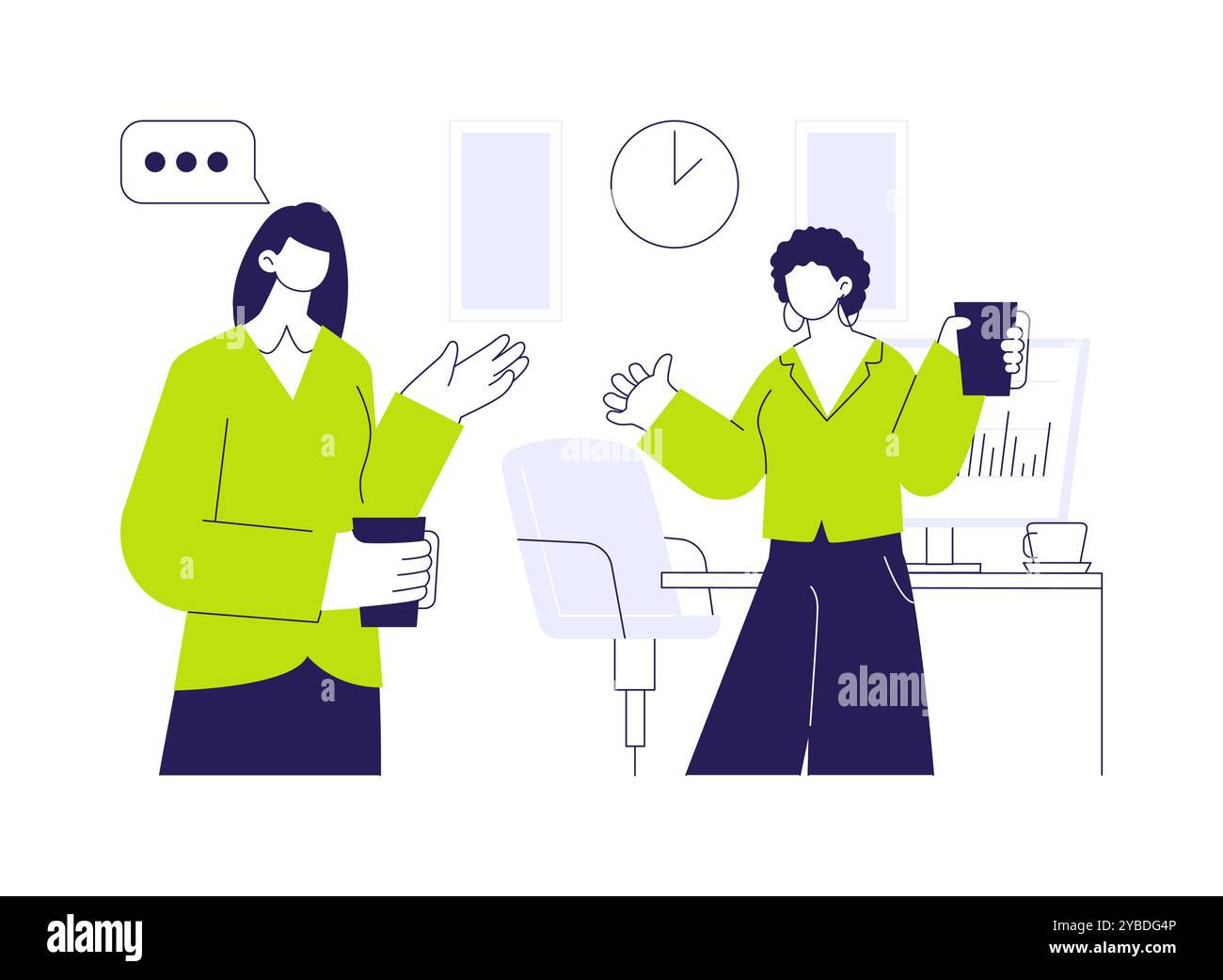 Internal communication abstract concept vector illustration Stock ...