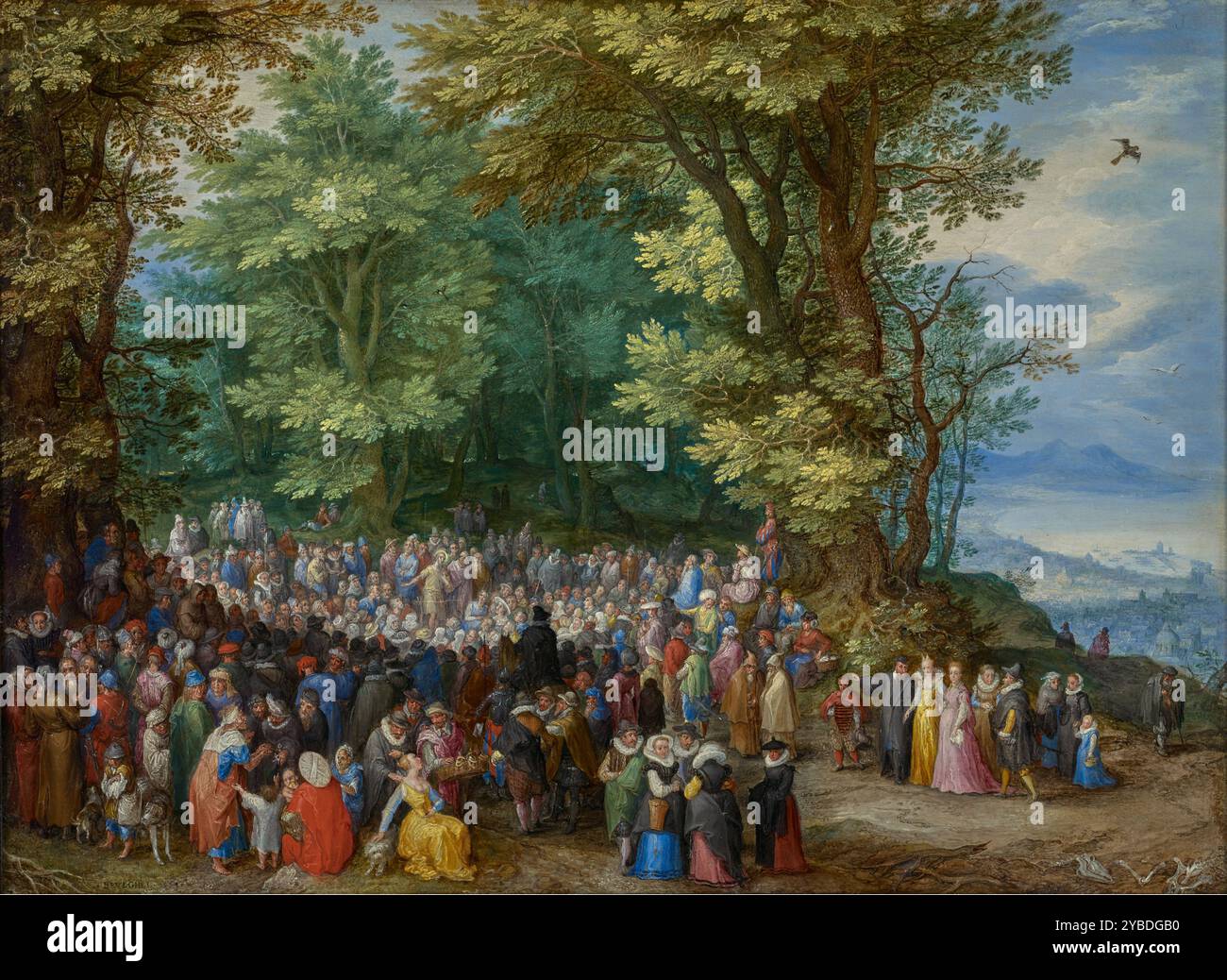The Sermon on the Mount, 1598. Additional Info: In this small painting ...