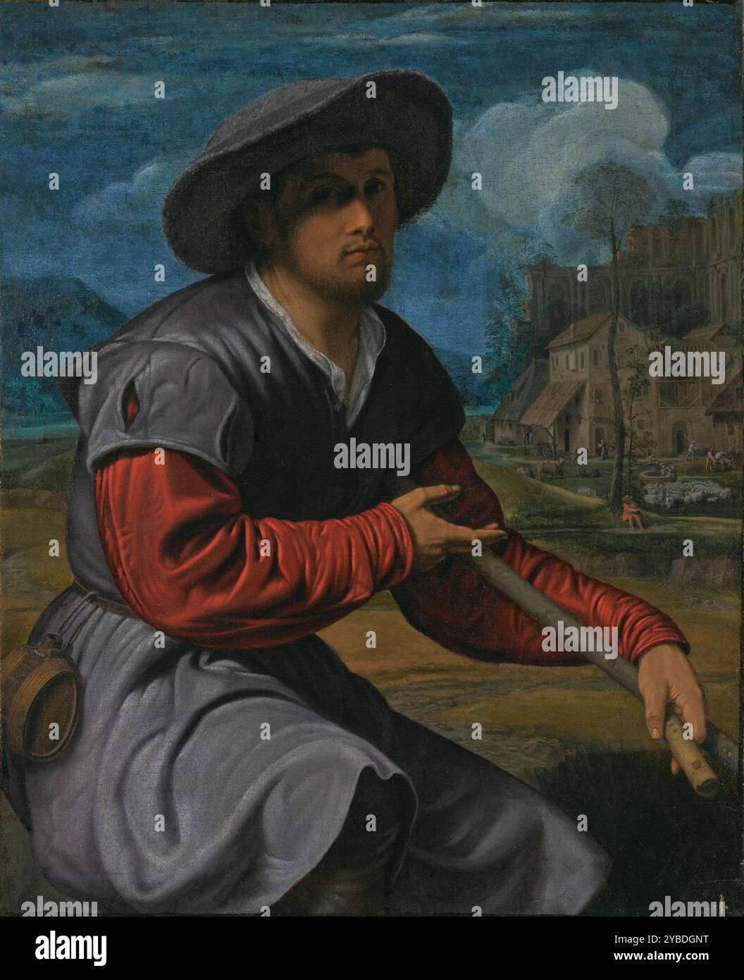 Shepherd with a flute hi-res stock photography and images - Alamy