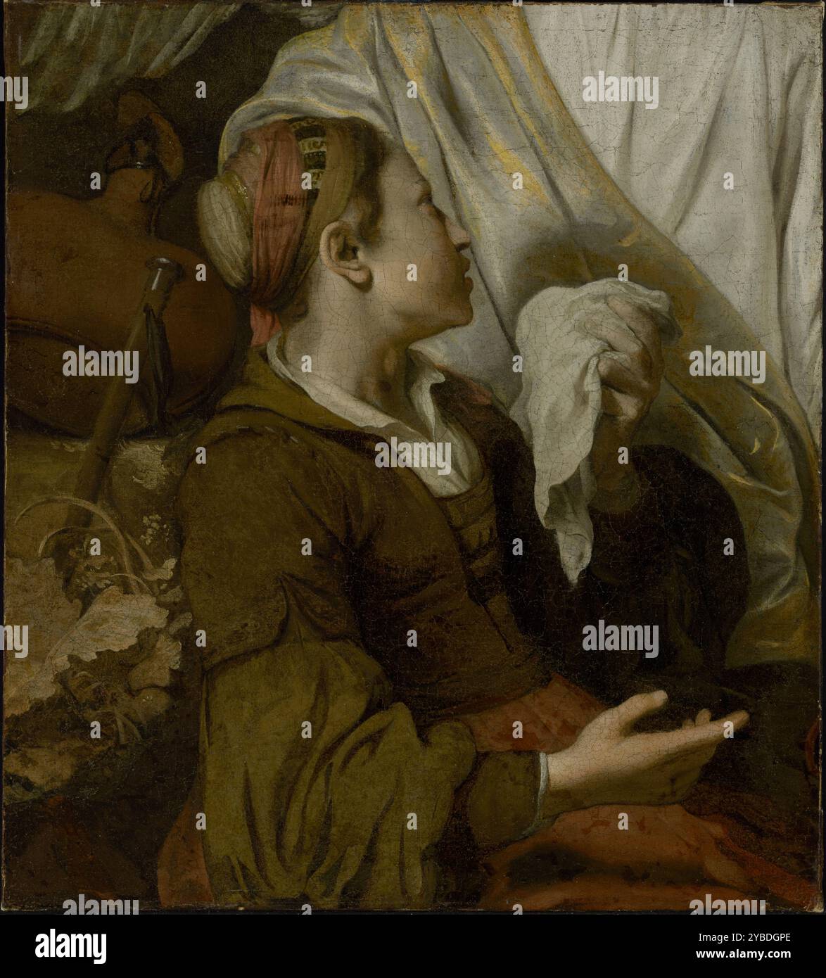 Hagar Weeping, early 1640s. Additional Info: With her face bathed in ...