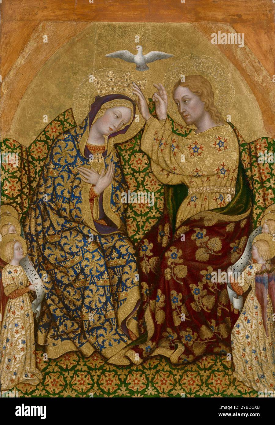 Coronation of the Virgin, about 1420. Additional Info: The mood is one ...