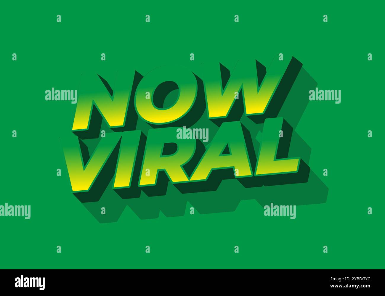 Now viral. Text effect design for social media in 3D style and modern ...