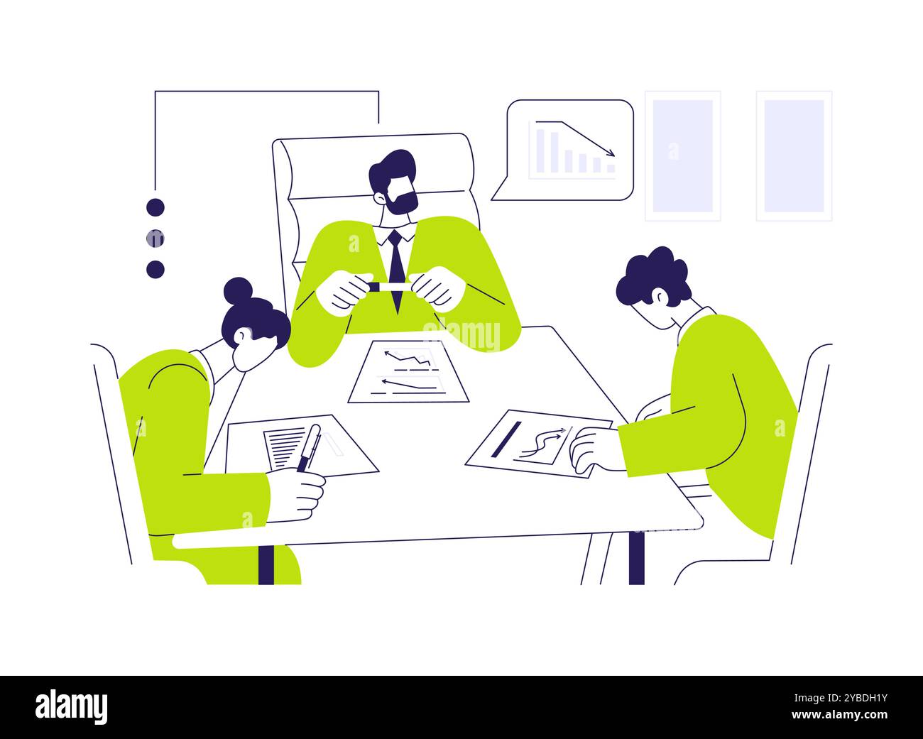 Crisis communications abstract concept vector illustration Stock Vector ...