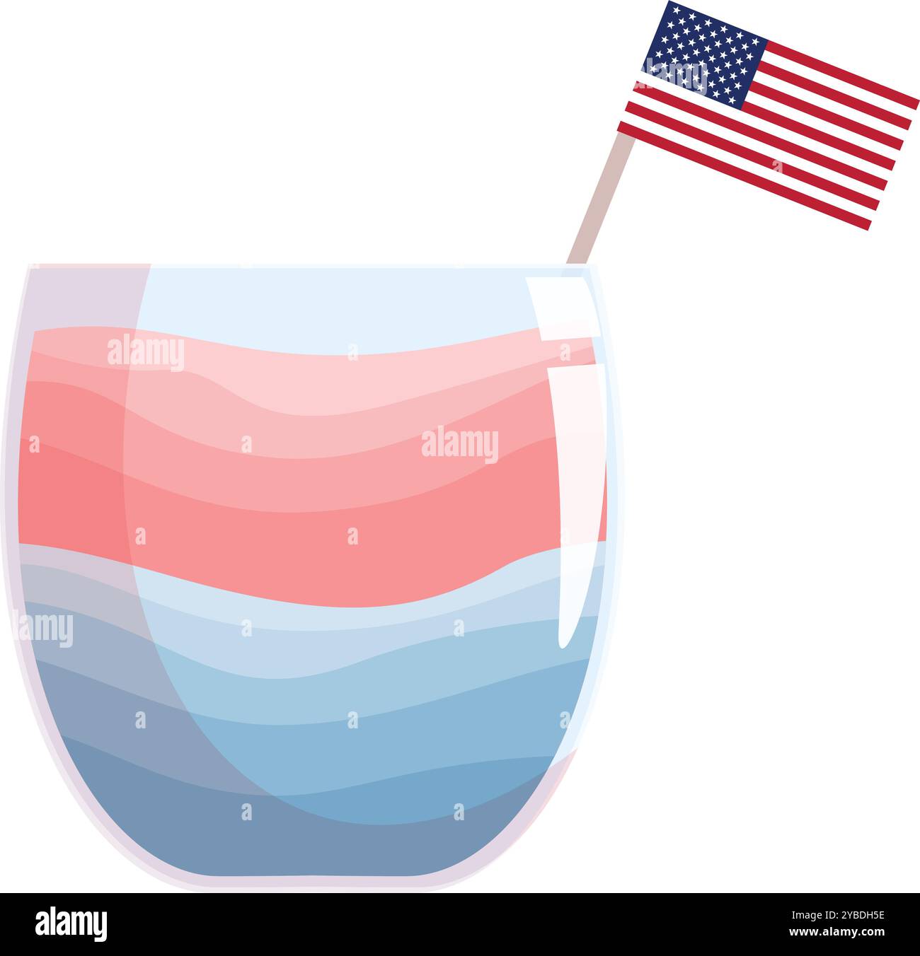 Garnish american flag Stock Vector Images - Alamy