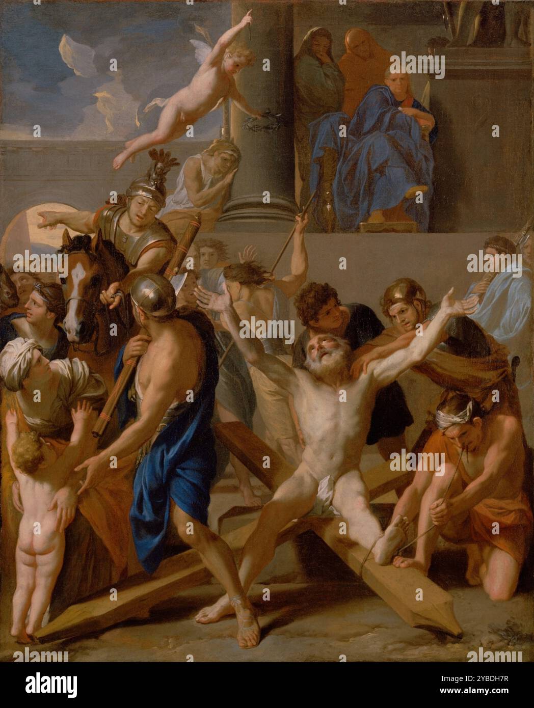 The Martyrdom of Saint Andrew, 1646-1647. Arms thrown wide, Saint ...