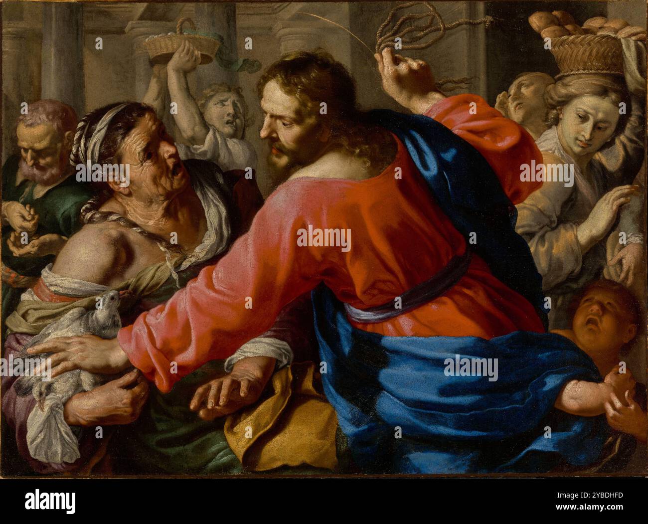 Jesus Cleansing The Temple Jesus Cleansing The Temple Hi Res Stock