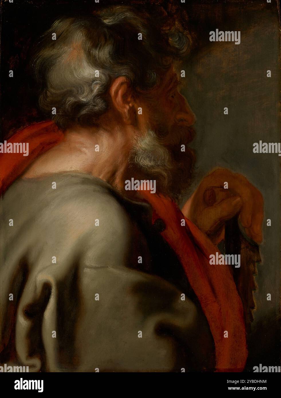 The Apostle Simon, about 1618. Additional Info: Simon is shown bust ...