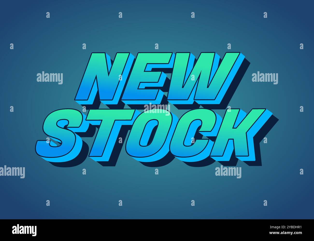 New stock. Text effect design in modern colors with 3D style Stock ...