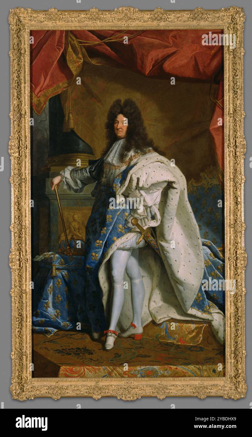 Portrait of Louis XIV, after 1701 Stock Photo - Alamy