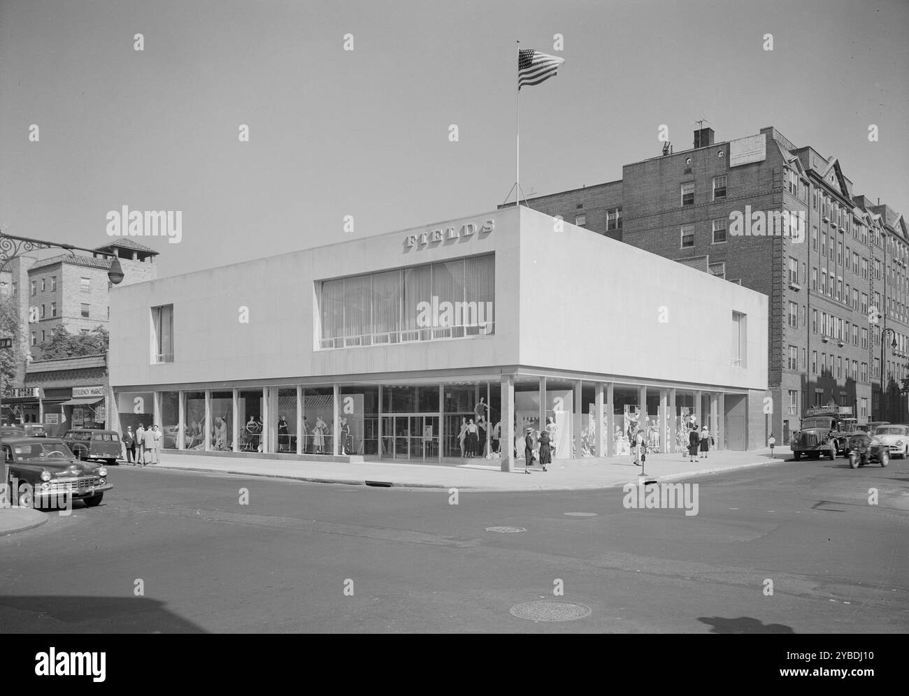 1950s Jackson Heights Black And White Stock Photos Images Alamy