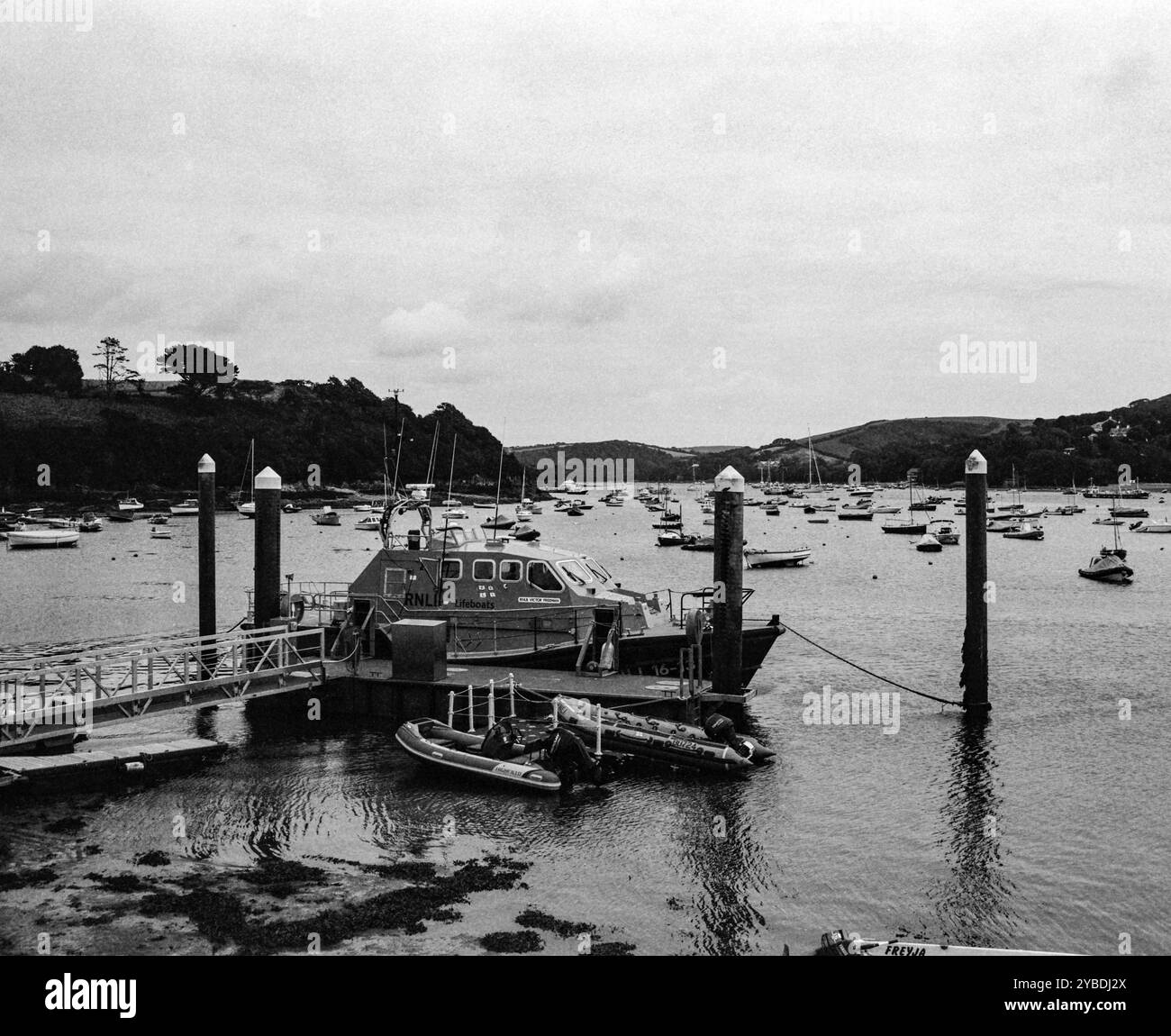 RNLI Lifeboat, Salcombe , Devon, England, United Kingdom Stock Photo ...